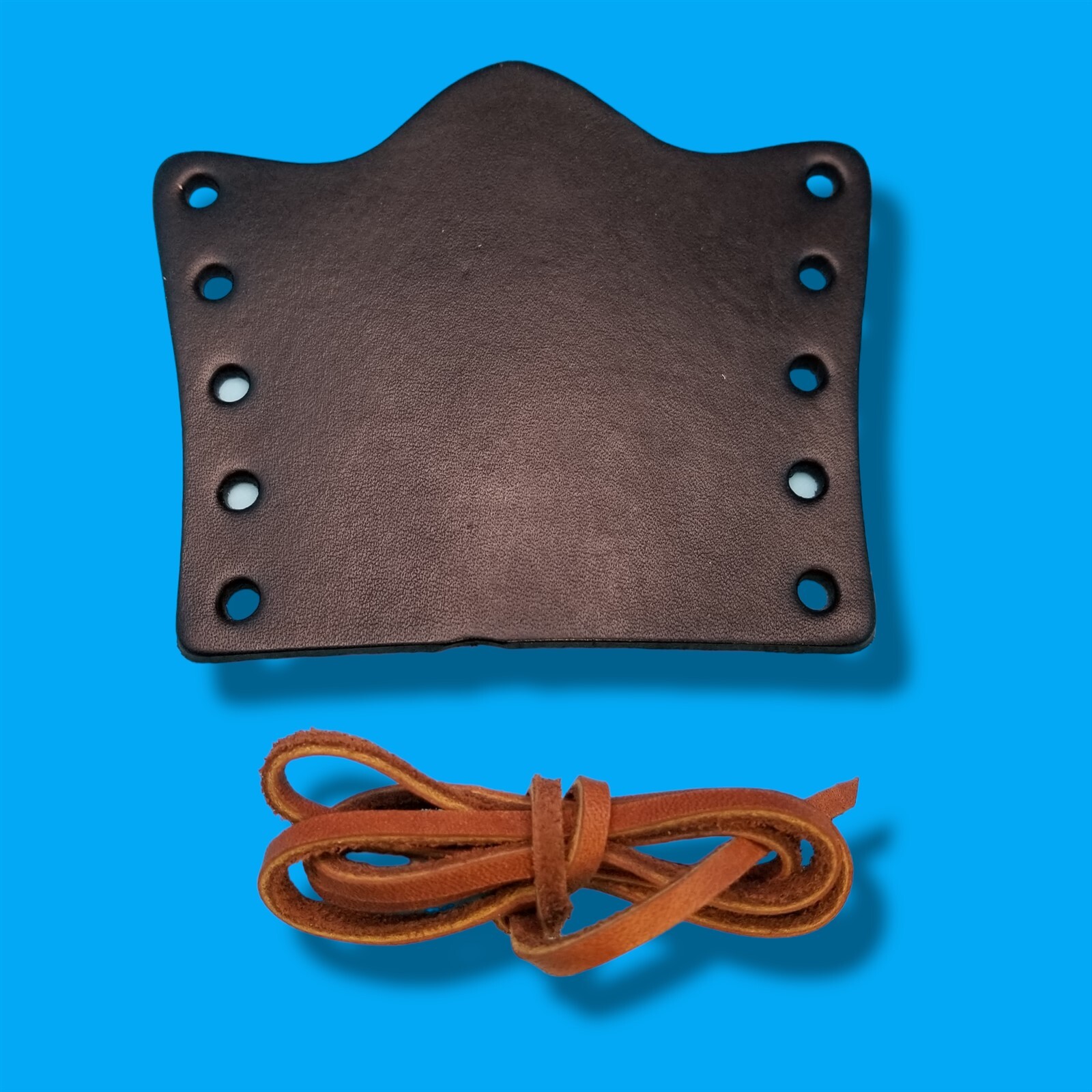 Axe Collar Overstrike Guard 4" Leather Hatchet Protector Latigo Lacing ...