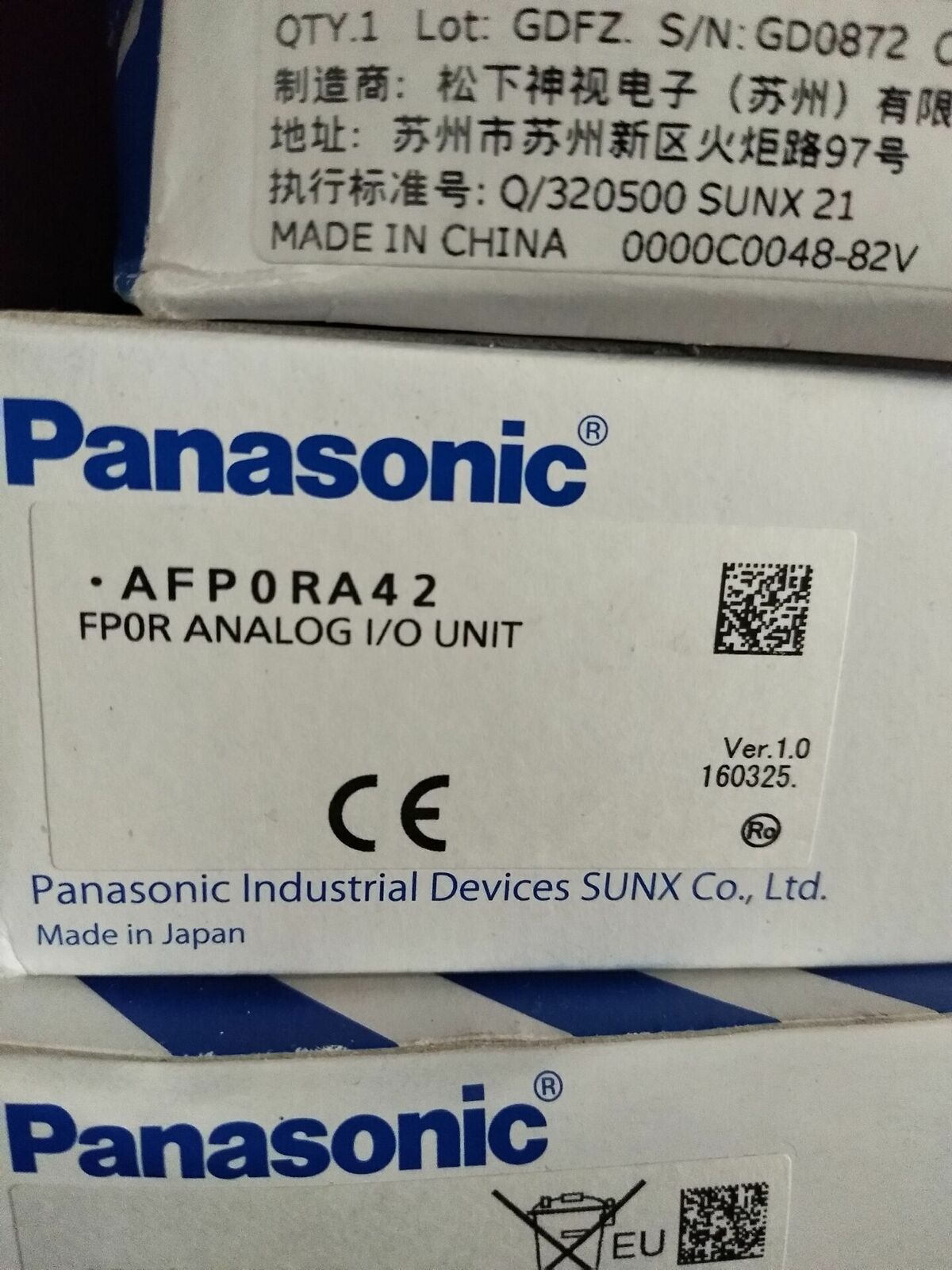 New AFP0RA42 For Panasonic FP0R ANALOG I/O Unit Free Shipping | eBay