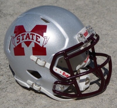 MISSISSIPPI STATE BULLDOGS THROWBACK FOOTBALL MINI HELMET | eBay