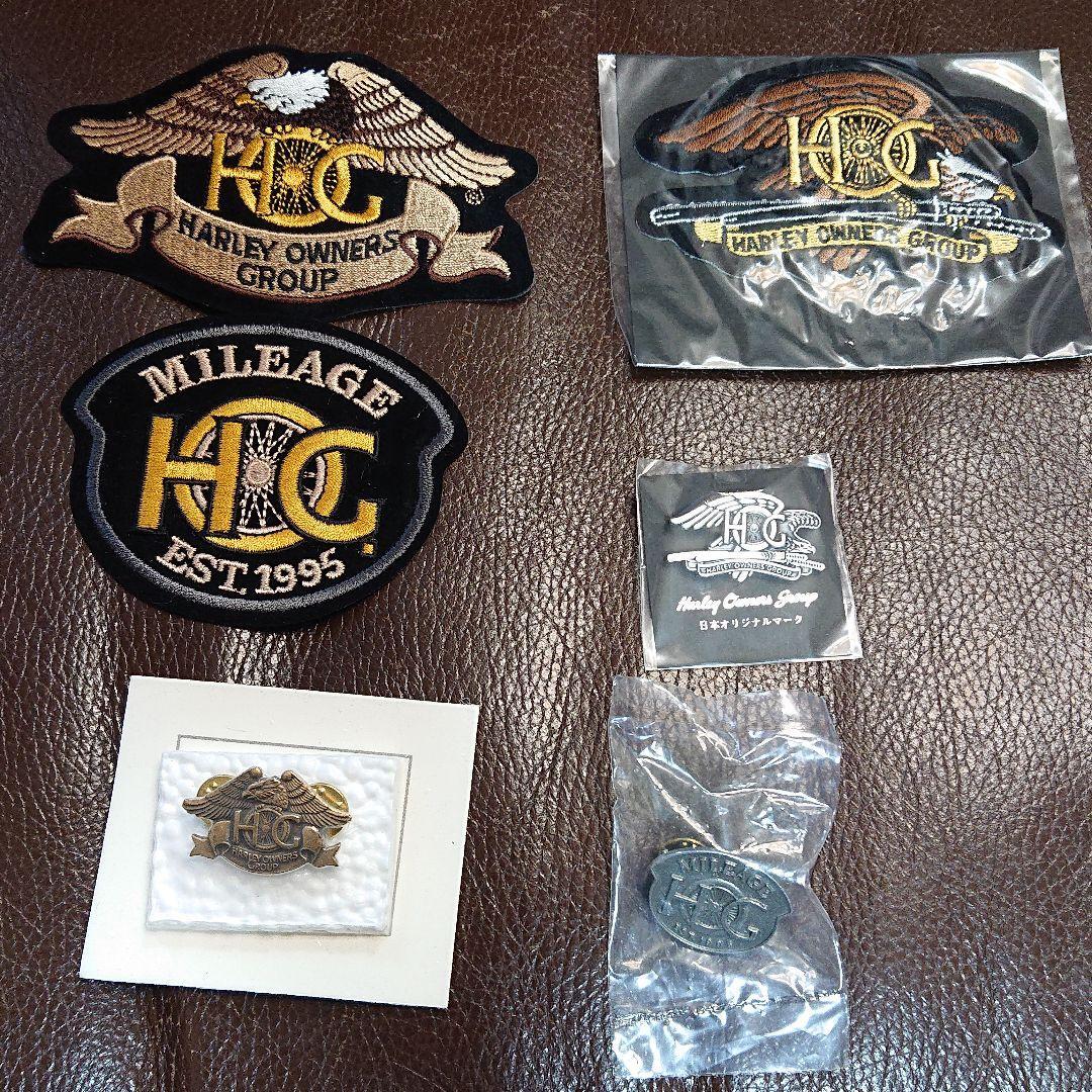 Harley-Davidson HOG Patch*3 & Pin Badge*3 set of 6 #1 Harley-Davidson ...