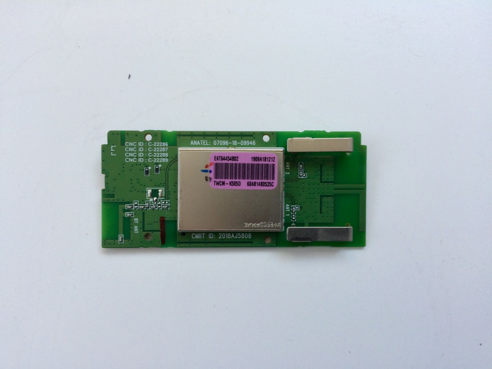 LGSBWAC92 RF WiFi Module Board / LG 55SM8600PLA 43UM7100PLB LED TV ...