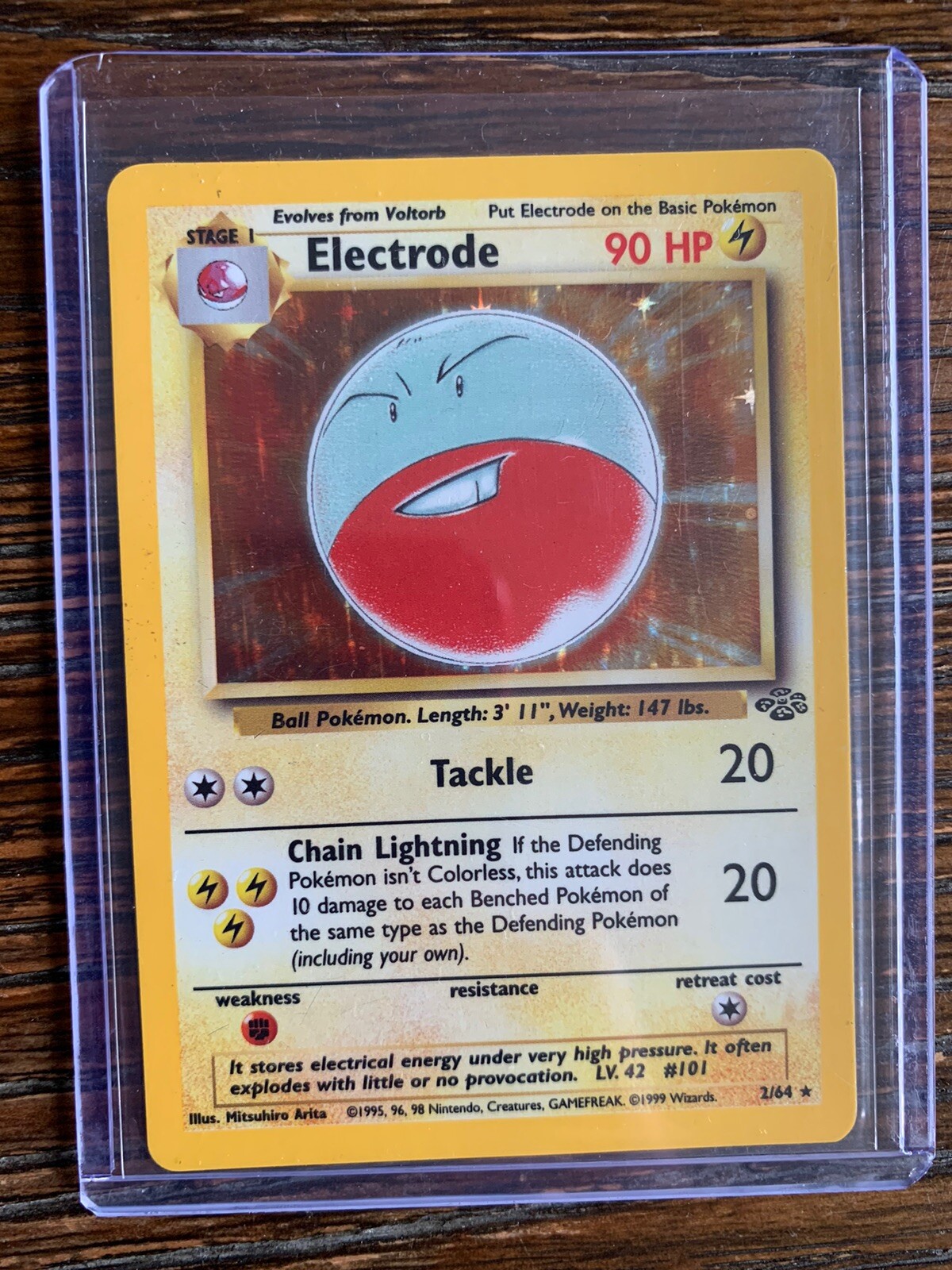 Pokémon TCG Electrode Jungle 2/64 Holo Unlimited Holo Rare NM #1 | eBay