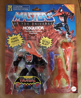 MOTU Deluxe Mosquitor Masters Of The Universe Origins 2021 Retro Mattel ...