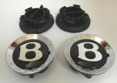 BENTLEY Continental Flying Spur GT GTC WHEEL CENTER CAPs genuine NEW ...