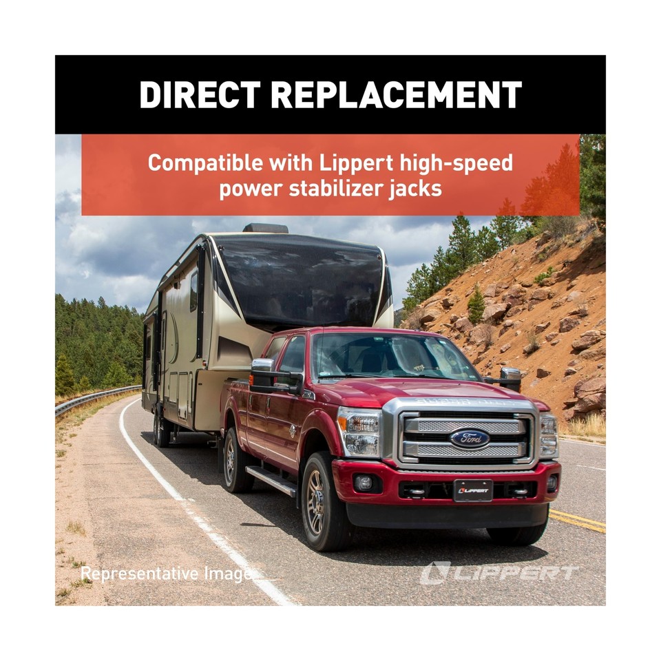 Lippert Replacement Motor for High-Speed Electric RV Stabilizer Jack ...