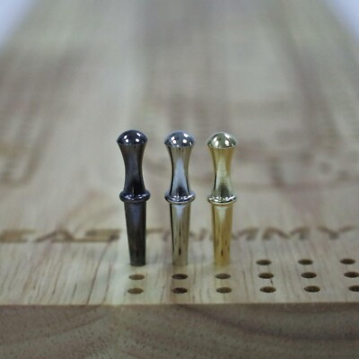 48 Pieces Metal Cribbage Board Pegs, Cribbage Board Pins Fit 1/8 Hole ...