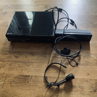 Microsoft Xbox One 500GB Console Gaming System Only Black 1540, Kinect ...