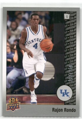 Rajon Rondo 2014 Upper Deck 25th Anniversary #9 SILVER Parallel ...