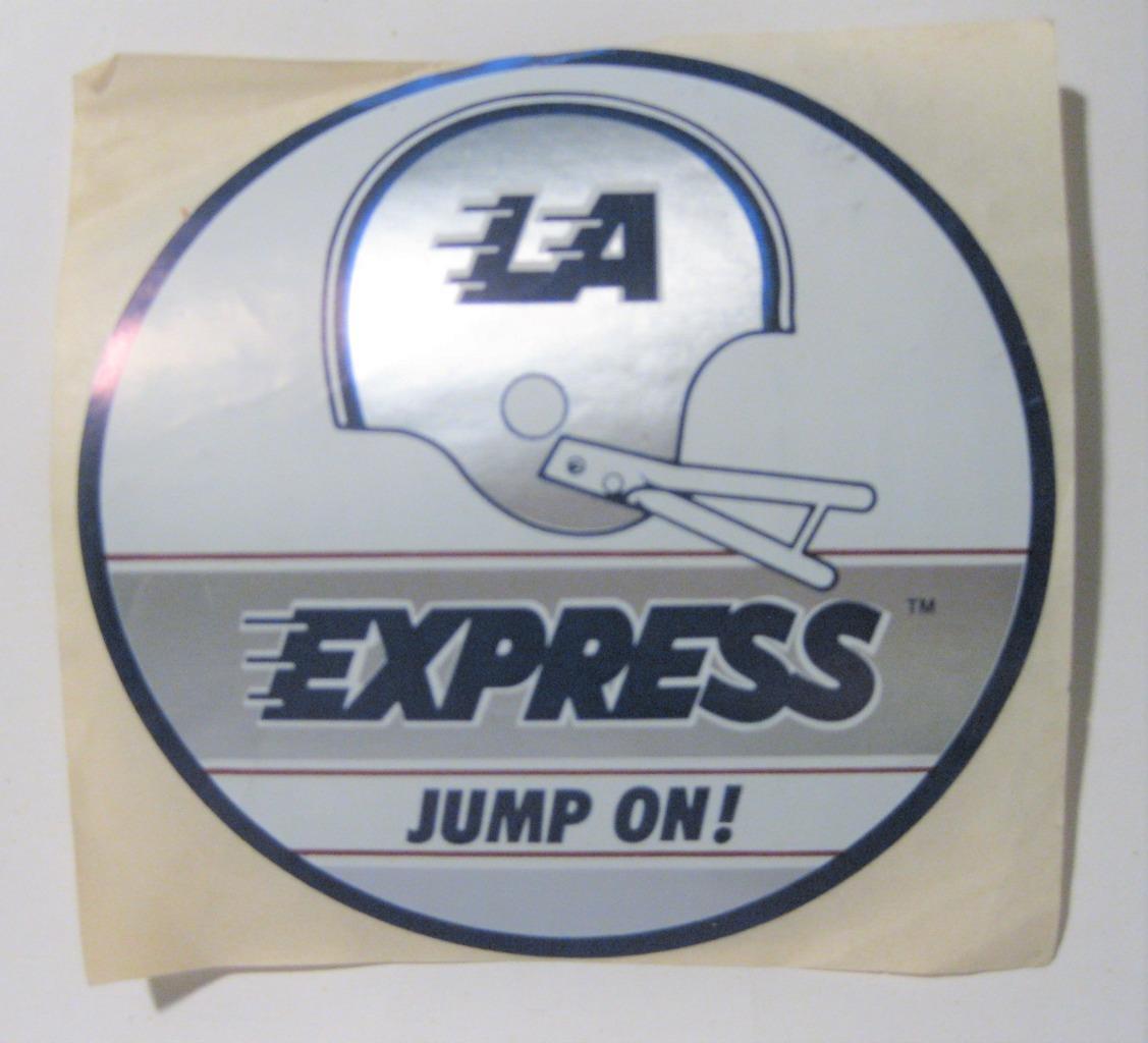 LA Express Jump On! USFL 1983-85 Sticker United States Football League ...