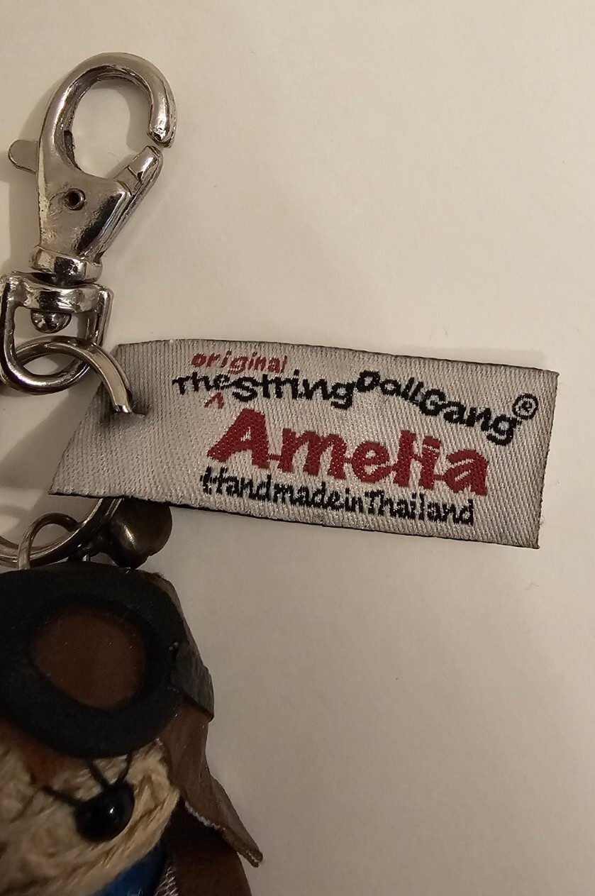 Kamibashi Amelia Earhart The Original String Doll Gang Keychain Clip ...