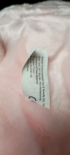 Vintage Pink Chubby Plush Teddy Bear 18" Roly Poly Cuddle Zone Commonwealth HTF | eBay