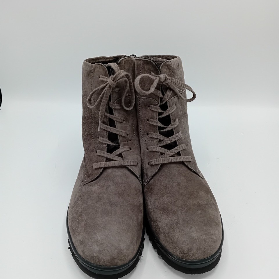 Semler Select Frida Ankle Boots UK 6 Womens Grey Suede Leather Lace Up ...