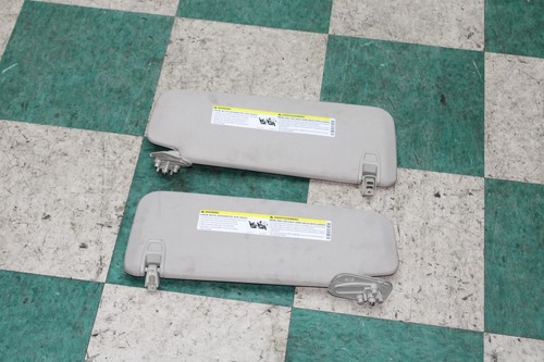 09-13 Sierra Grey Cloth Overhead Roof Pair Left Right Sunvisor Sun ...