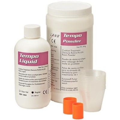 Tempo Short Term Very Soft Reline for Temporary Cushion Treatment, 1lb ...