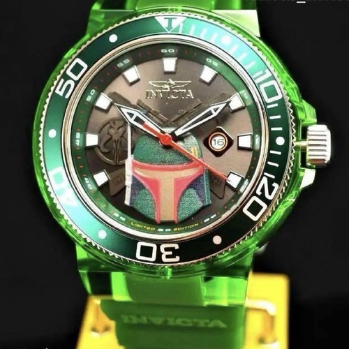 INVICTA STAR WARS BOBA FETT PRO DIVER Limited Edition Unused | eBay