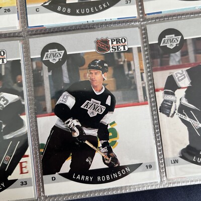 1990-91 NHL Pro Set Larry Robinson Los Angeles Kings #125 | eBay