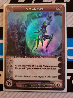 Chaotic TCG Valban Max Energy Super Rare Danian Foil Alliances ...