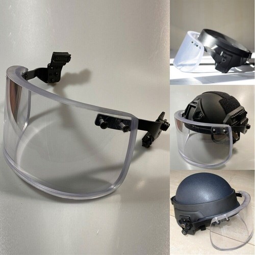 HOT US! NIJ IIIA Tactical Helmet Bulletproof Ballistic Face Shield Mask ...