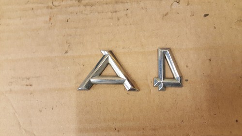 AUDI A4 REAR INSCRIPTION BADGE LOGO | eBay UK