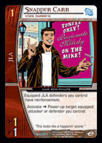 VS System: Snapper Carr, Cool Daddy-0 [Played] DC Justice League of ...