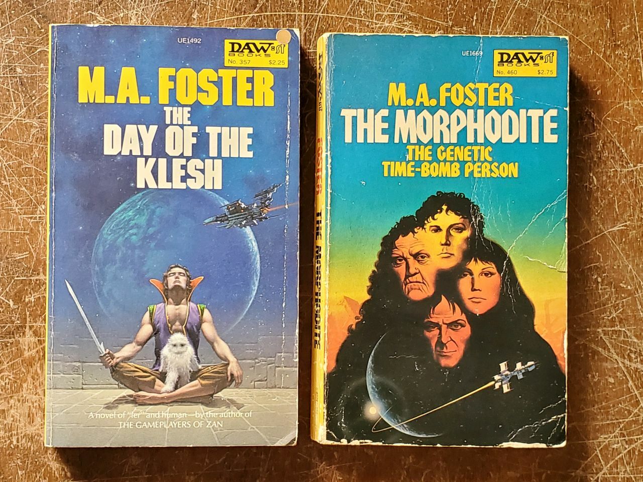 The Morphodite and The Day of the Klesh by M.A. Foster. Lot of 2 ...