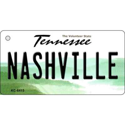 Nashville Tennessee License Plate Tag Key Chain KC-6415 | eBay