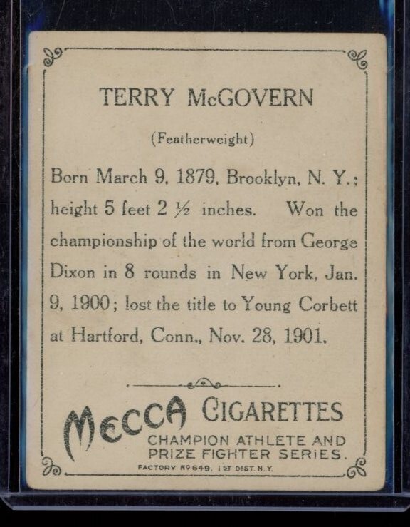 1910 T220 Mecca Boxing Tug Wilson Lt. Creasing Stain Left Border GD ...