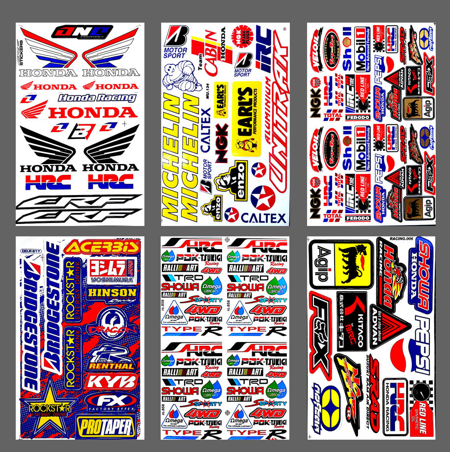 Honda Motorcycle Decals