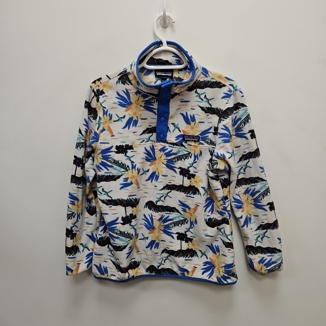 Patagonia Synchilla Snap T Faria Multi Dyno White Pul… - Gem