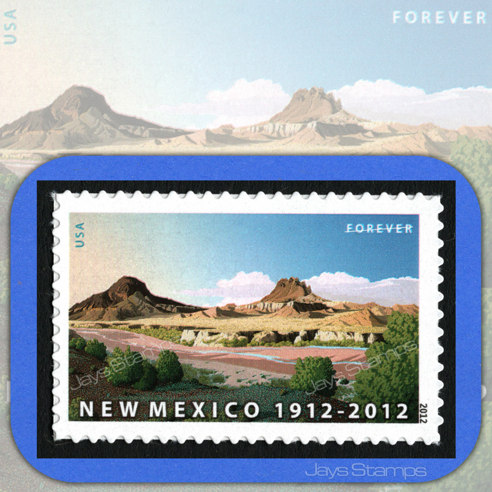 2012 NEW MEXICO STATEHOOD Single Individual -MINT-GENUINE- Stamp #4591 ...