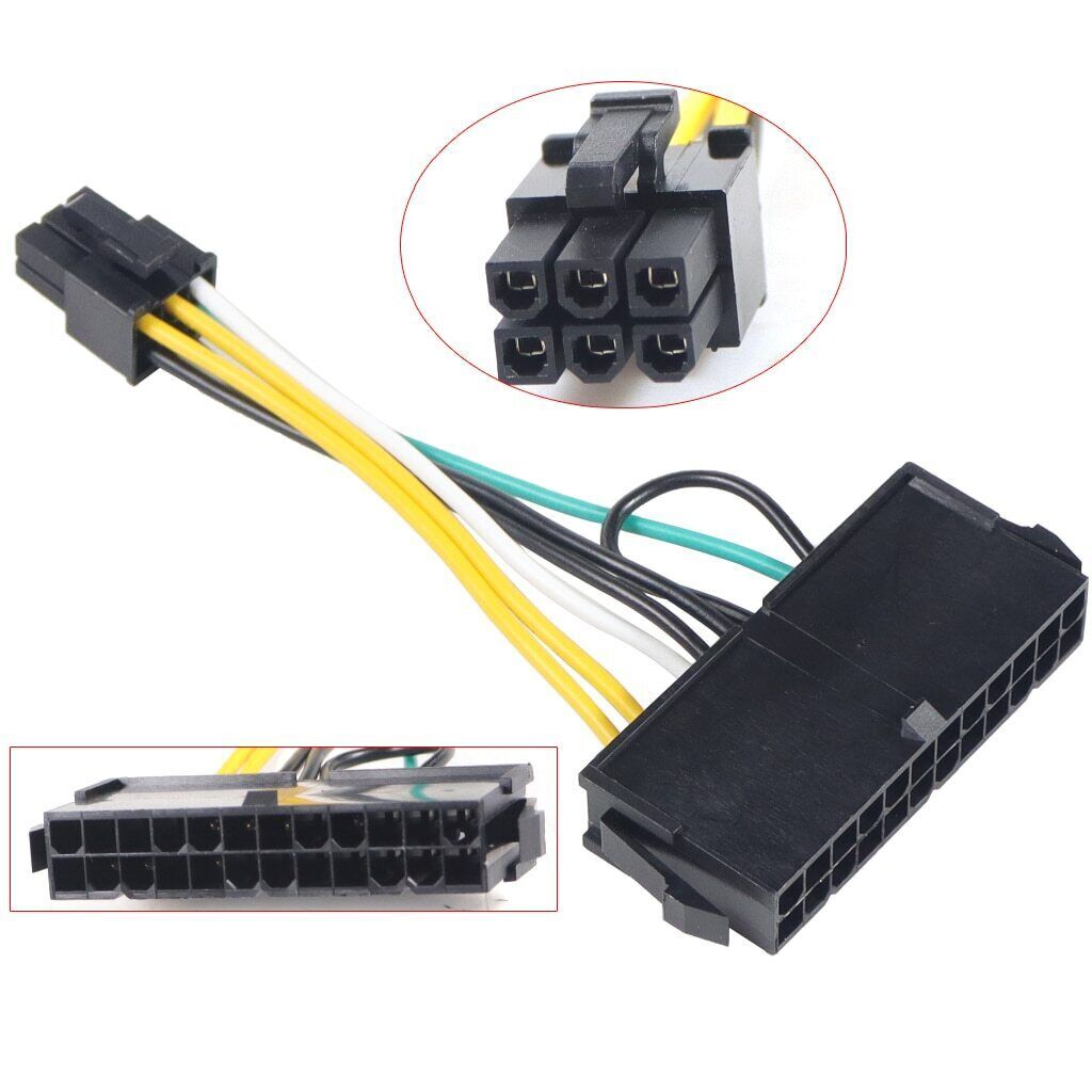 6 3050 24p Power 18AWG 24Pin ATX Acer for to 6p for for Adapter Cable ...