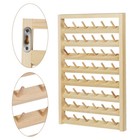 HAITRAL 48-Spool Sewing Thread Rack Wooden Embroidery Thread Organizer ...