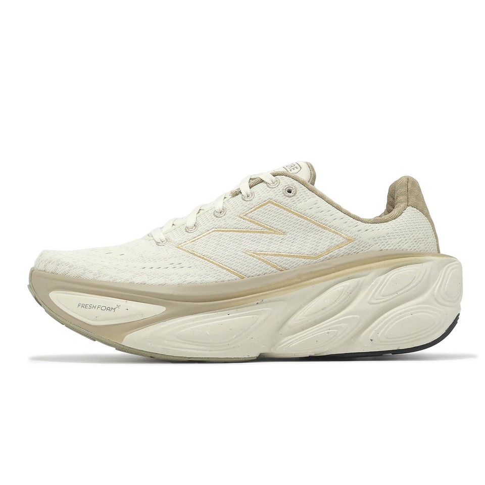 New Balance Fresh Foam X More V5 D Wide NB Beige Gold Women Running ...