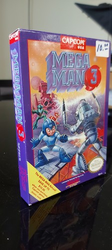 Mega Man 3 Nintendo NES in box with dust cover and instructions | eBay