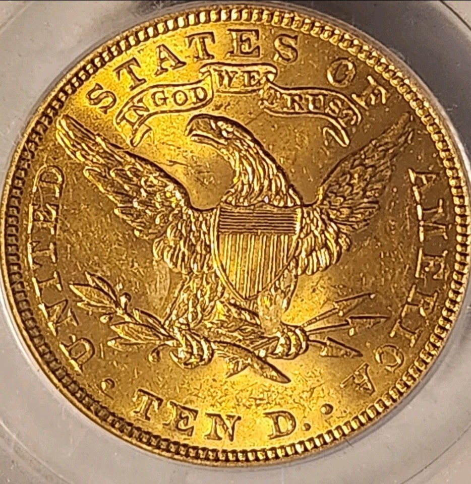 1907 $10 Liberty Head Gold Eagle PCGS MS61 Pre-33 .4838 AGW | eBay
