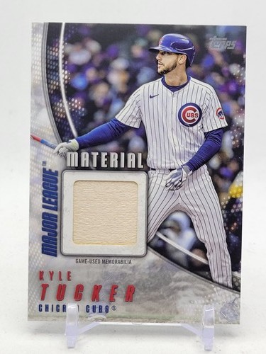 2025 Topps Update #MMU-KT Kyle Tucker Major League Materials | eBay