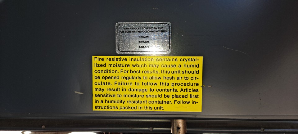 Fire Proof Safe, manufacturer: Meilink , Steel, Key & Combination Lock ...