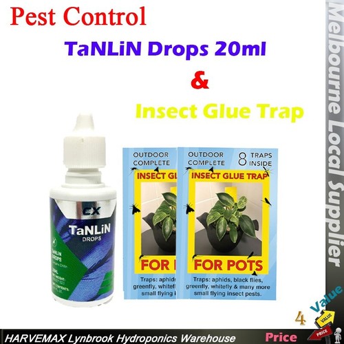TaNLiN Drops 20ml 16pcs 70X120mm Insect Glue Yellow sticky paper ...