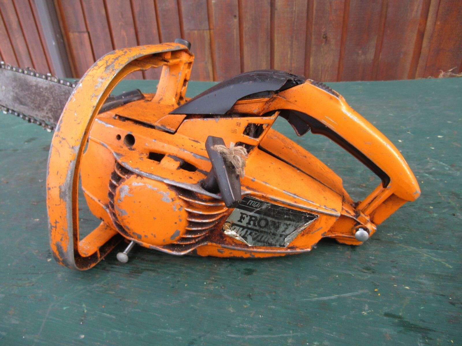 Vintage FRONTIER Chainsaw Chain Saw with 10" Bar | eBay