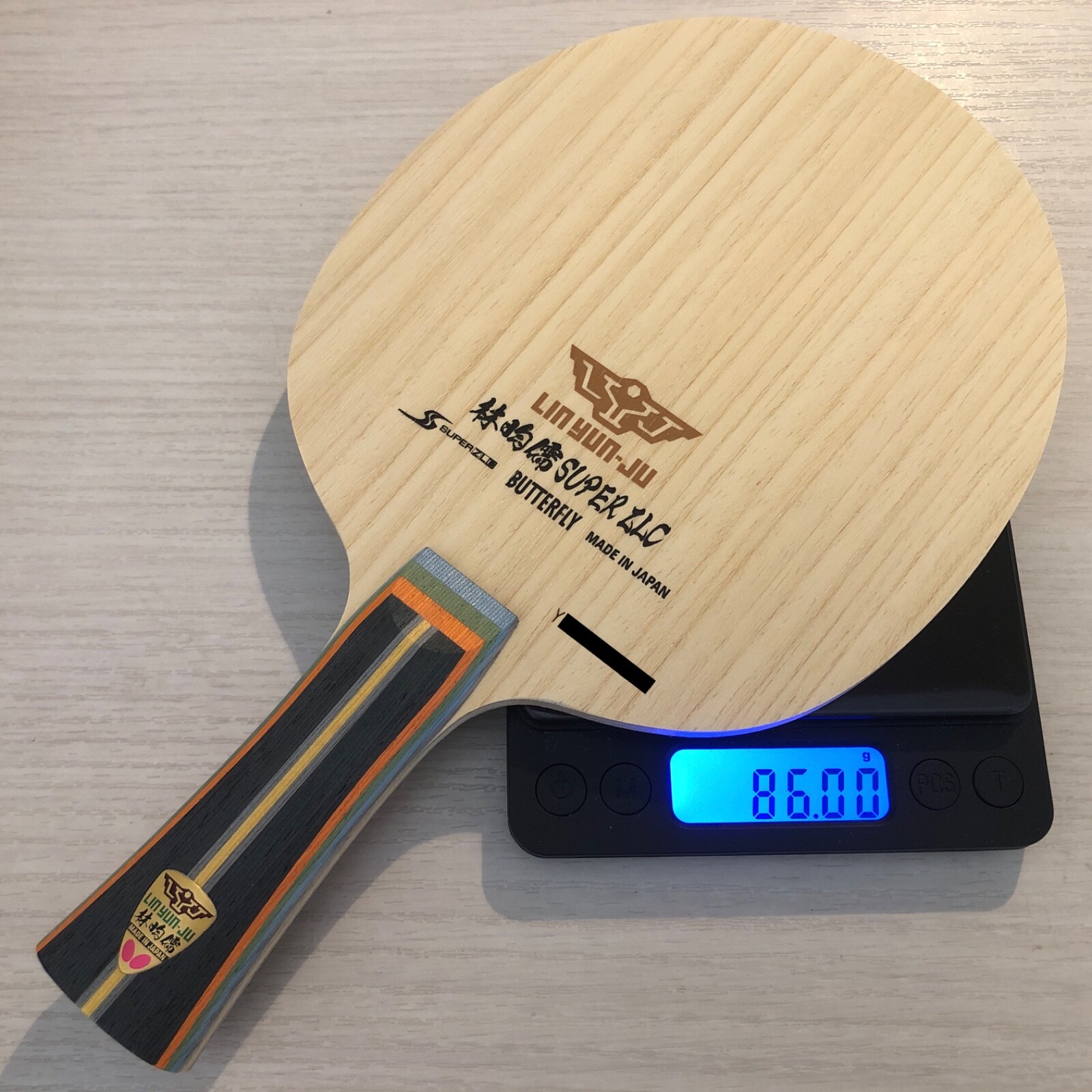 Butterfly Lin Yun-Ju Super ZLC FL/Flare 37131 86.00 g Table Tennis ...