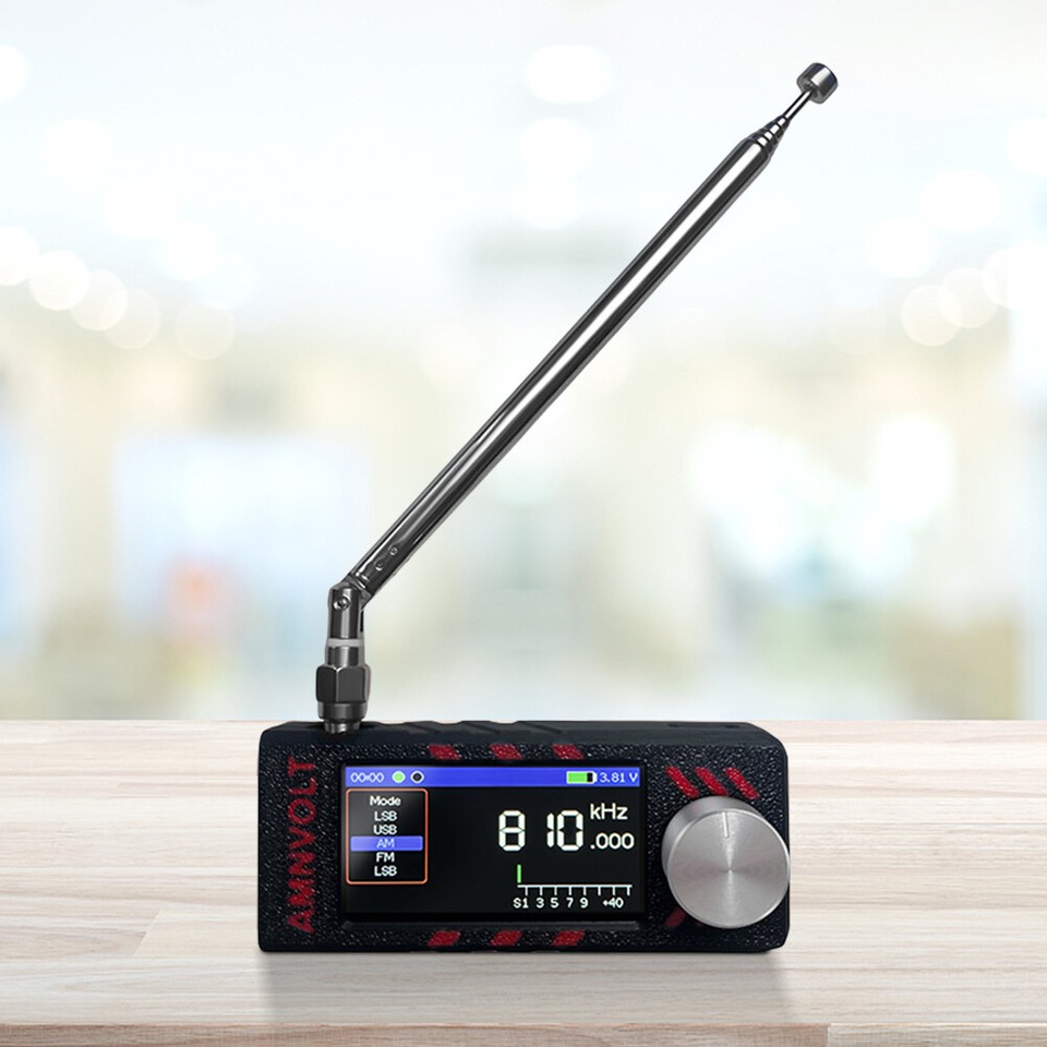 SI4732 Mini Pocket Radio 1.9inch IPS Bildschirm HF SW MW VHF Radio LSB ...