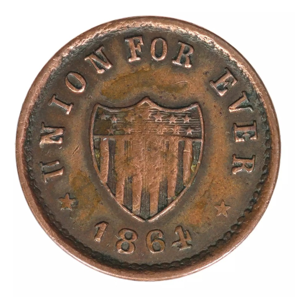 1864 Civil War Tokens Union Forever 51/342 | eBay