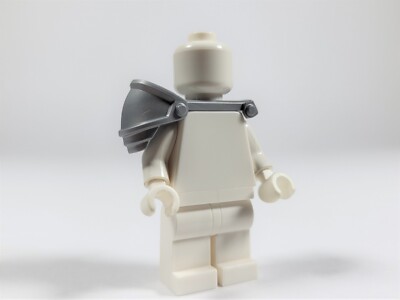 LEGO Castle Silver Armor Large Shoulder Pad 65435 For Black Falcon ...