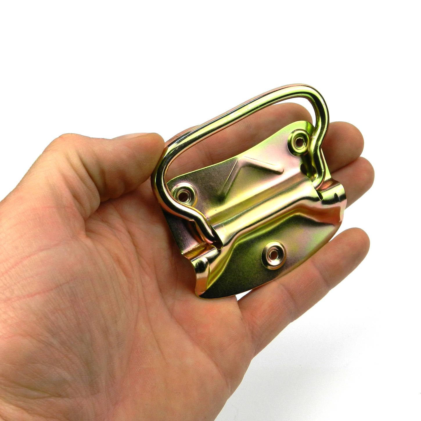 2 Chest Handles 72mm Steel Puller Boxes Toolbox Drawer Military Box ...