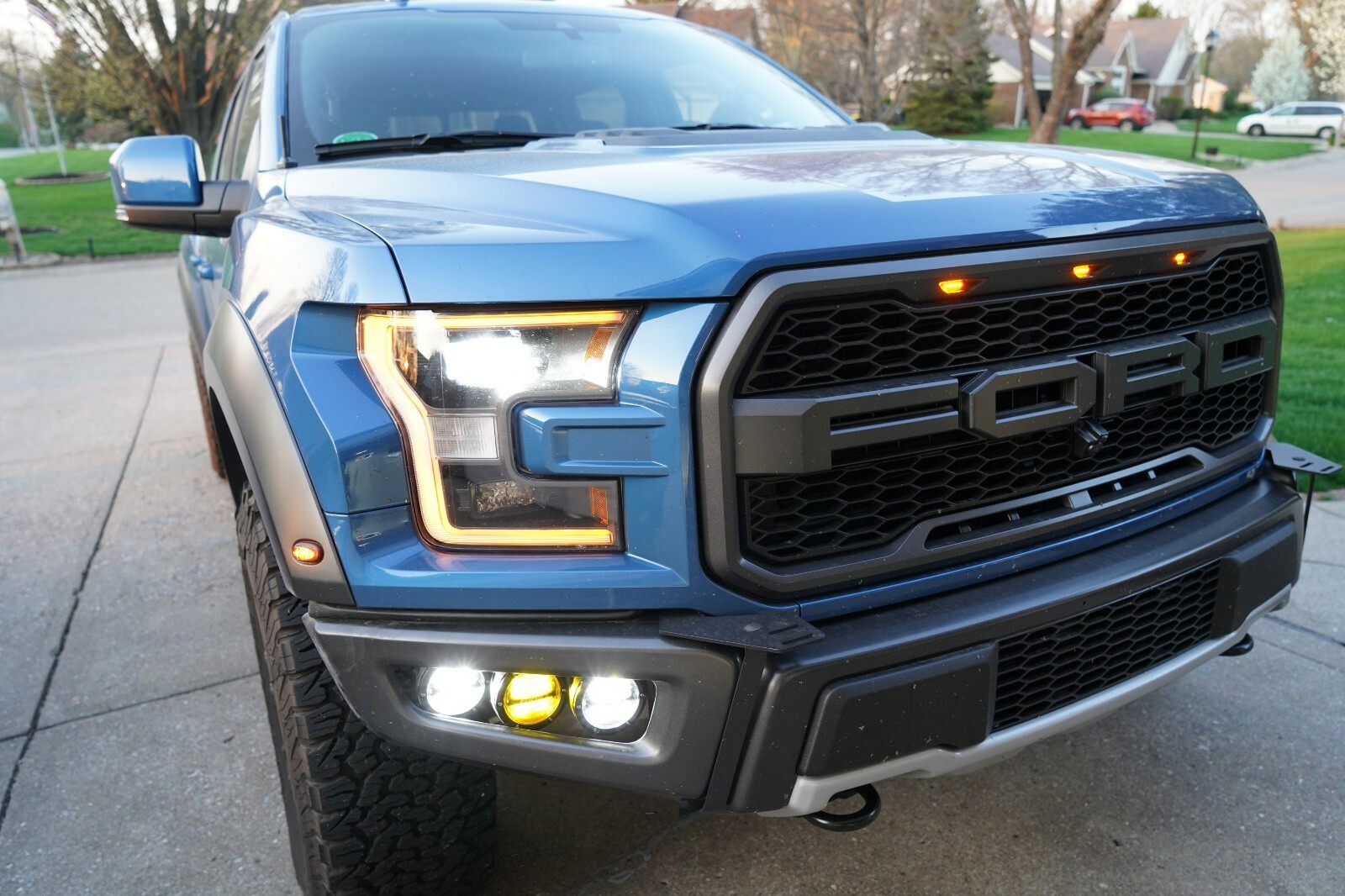 2017-2020 Ford Raptor ROUND Rigid 360 Fog Light Kit COMBO #3 F-150 2018 ...