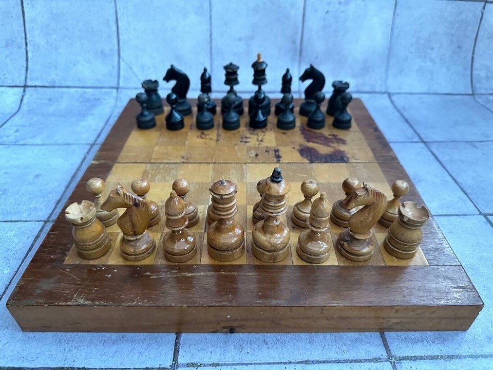 Chess set Russian Chess set USSR chess Soviet chess Chess board Chess ...