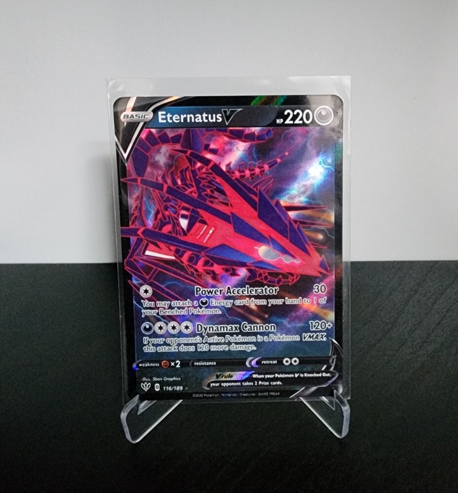 Pokémon TCG Eternatus V Darkness Ablaze 116/189 Holo Ultra Rare | eBay