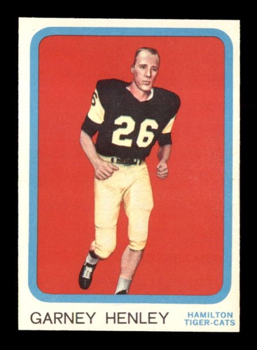 1963 Topps CFL #34 Garney Henley NM X2558624 | eBay