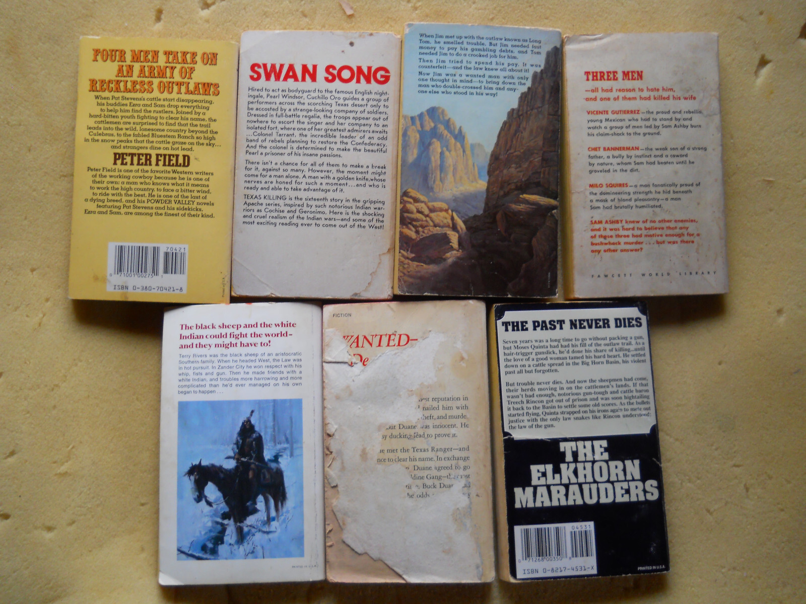 Books Novels Vintage Old Western Frontier Cowboys & Indians Original ...