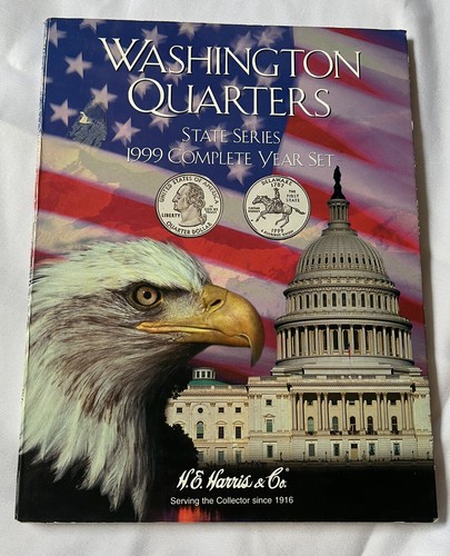 New HE Harris Washington Quarters State Series 1999 Complete Year Set Book | eBay